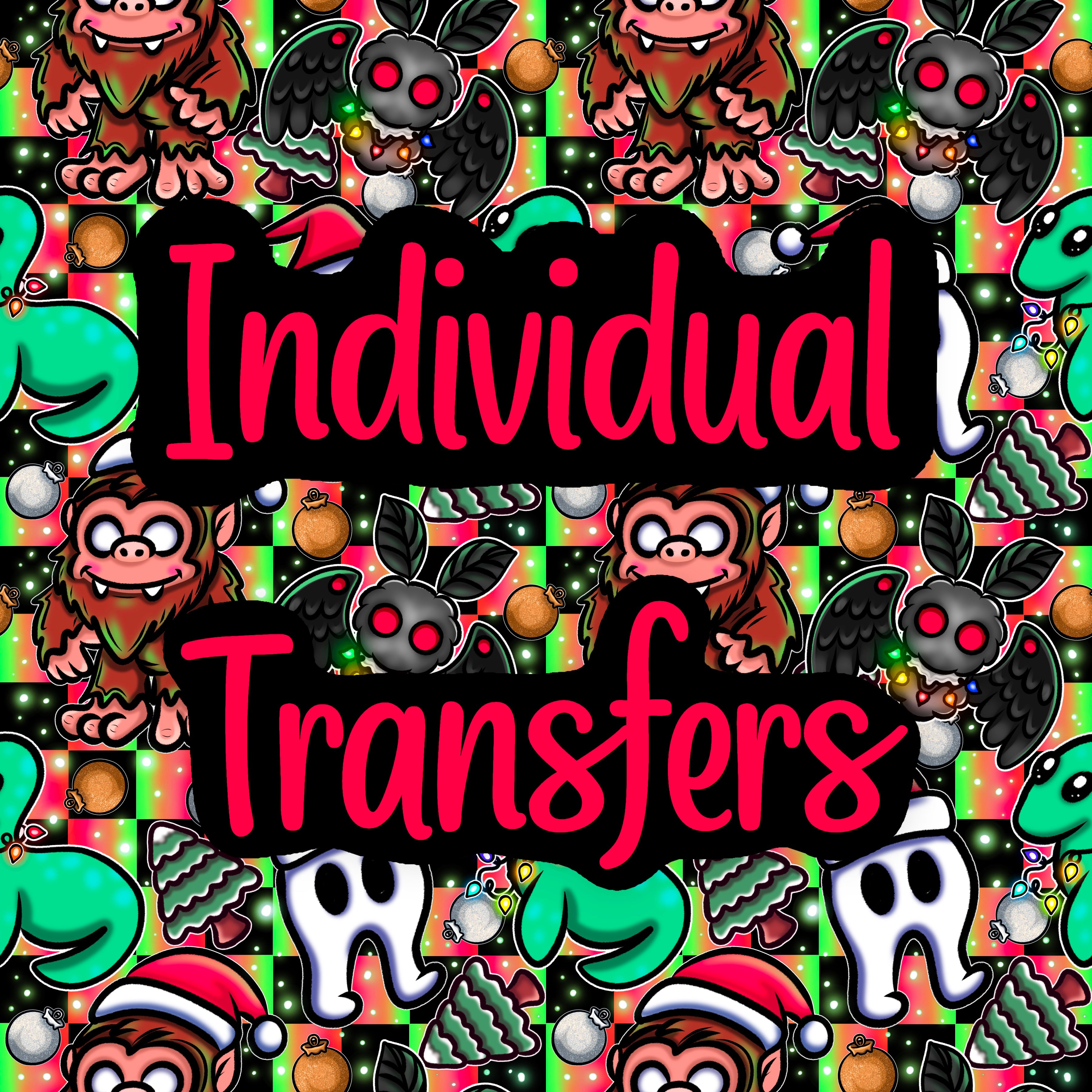 Custom Individual Transfers – Wicked Whimsy Creates